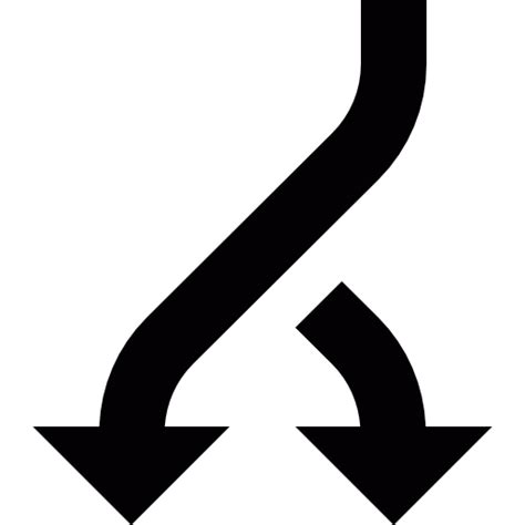Bifurcation Arrow Icon