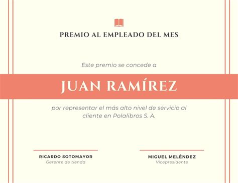 Plantillas De Certificados De Reconocimiento De Empleados