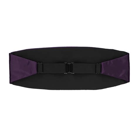 Eggplant Purple Cummerbund Shop At Tiemart Tiemart Inc