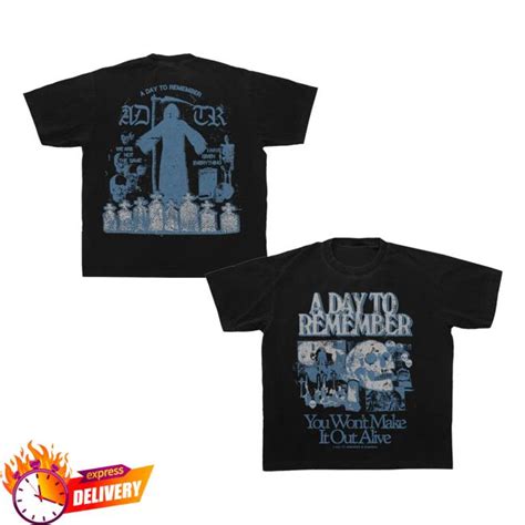 A Day To Remember Adtr Merch Store Mr Highway Tee Black Newest