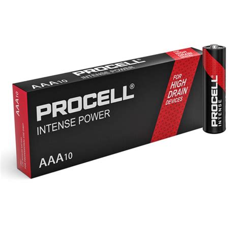 Duracell Procell Intense Aaa Batteries Box Of 10