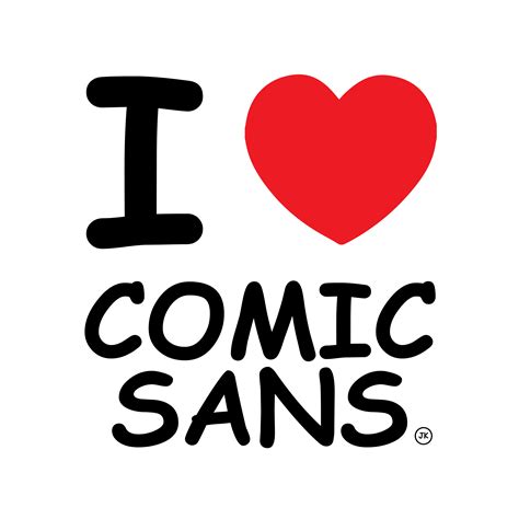 I ️ Comic Sans Lynzie Johnson