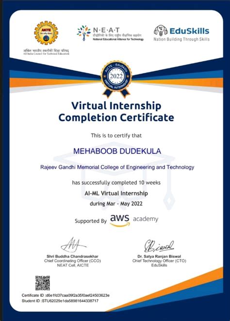 Mehaboob Dudekula On Linkedin Eduskills