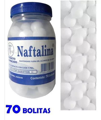Naftalina Alcanforina Envase De 70 Bolitas Mercadolibre
