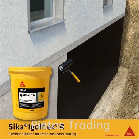 Sika Igolflex R Flexible Rubber Bitumen Emulsion Coating Penang