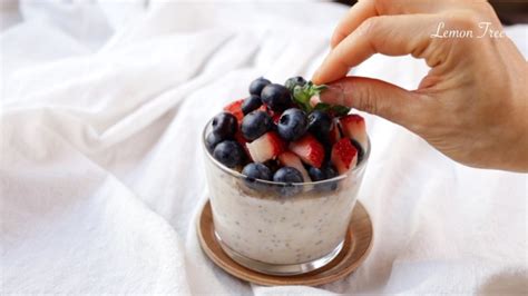 블루베리 오버나이트 오트밀