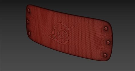 Konoha Head Band 3d Model Turbosquid 1846838