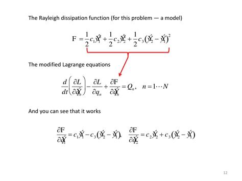 ppt lecture 19 damping in the euler lagrange formulation powerpoint
