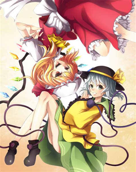 Nemunemu Bluelight5 Flandre Scarlet Komeiji Koishi Touhou Silver