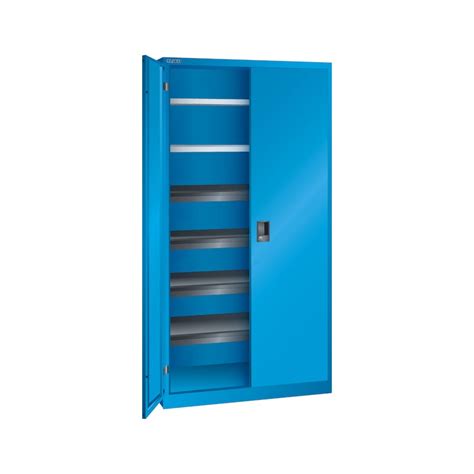 Lista Arm Ptes Bat 2 étag L X P X H 1000 X 580 X 1950 Mm Verr Cle Ral 5012