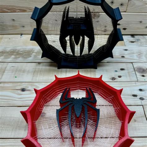 3d Printable Spiderman Spider Inspired Web String Art By Enique3d
