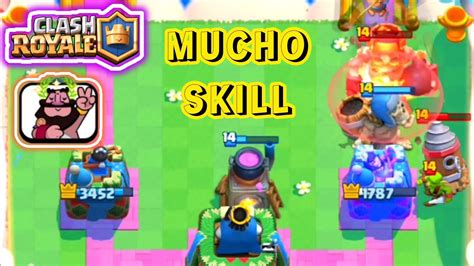 La Partida Con Más Skill Que Verás Hoy 🤑 Clashroyale Youtube
