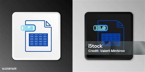선 Xls 파일 문서입니다 회색 배경에서 격리된 Xls 단추 아이콘을 다운로드합니다 Excel 파일 기호입니다 다채로운 개요 개념 벡터 개념에 대한 스톡 벡터 아트 및 기타