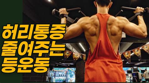 허리통증 없는 시합준비 등운동 루틴 Youtube