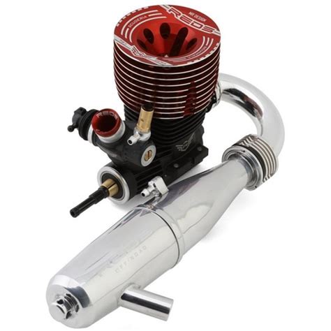 REDS 721 Scuderia Gen4 Pro 3 5cc 21 Off Road Nitro Engine Combo With 2143 M Exhaust Pre