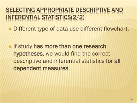 Ppt Selecting Appropriate Statistical Procedures Powerpoint