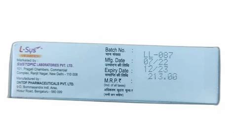 L Sys Luliconazole Lotion Ip Packaging Size 30 Ml At Rs 213 Box In Nagpur