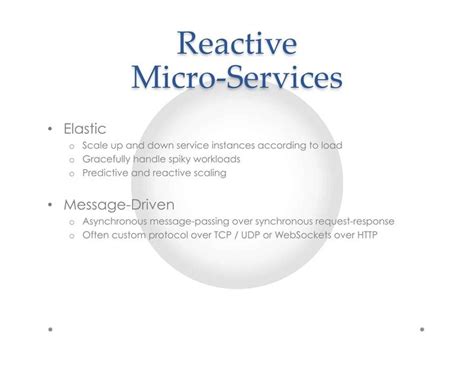 Concurrency At Large Scale The Evolution To Reactive Microservices