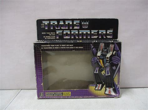 1984 Transformers G1 Skywarp Empty Box French Version 4601861555