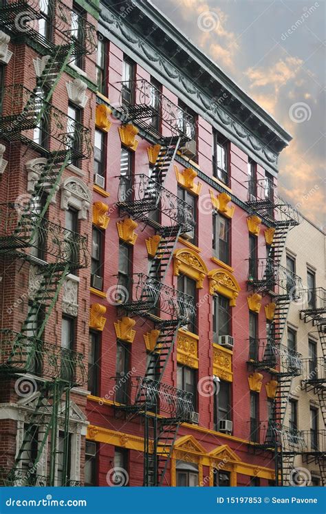Tenement Buildings Stock Image Image Of Manhattan East 15197853