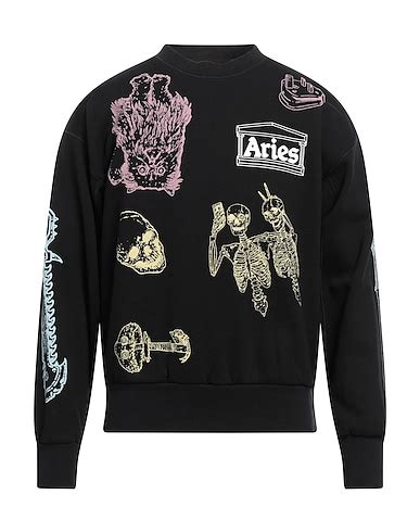 Aries Black Men‘s Sweatshirt Yoox