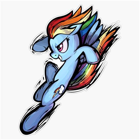 Rainbow Dash Running