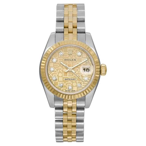 Rolex Datejust 26mm 18k Gold Steel Jubilee Dial Automatic Ladies Watch