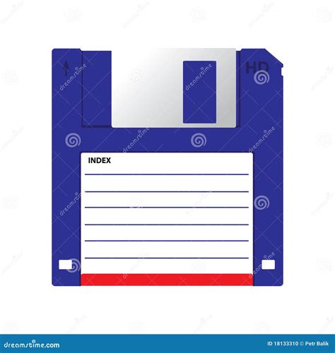 Diskette Stock Illustration Illustration Of Medium Square