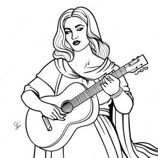 Lainey Wilson Coloring Page 34523 27296