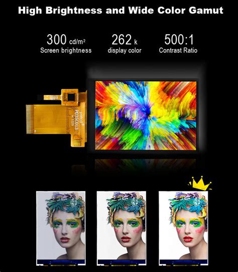 35inch Ips Touch Screen 320x480 Lcm Modules Ili9488 Mcu Spi Interface