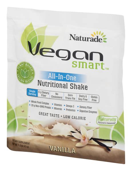 Naturade Vegansmart All In One Nutritional Shake Vanilla 12 Pack Hy
