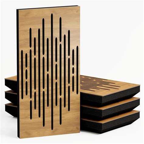 4 Pack — Narrow Sound Absorption Diffuse Acoustic Panel