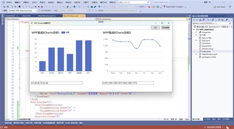 WPF非常漂亮图表控件 WPF with ECharts WPF显示图表快速入门 哔哩哔哩