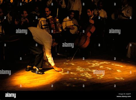 Cairo Collecting The Money After The Performance Of Belly Dancer Lucy