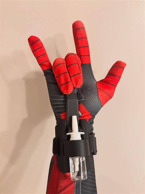 3d Printed Web Shooter X2 Functional Water Spray Spider Man Cosplay