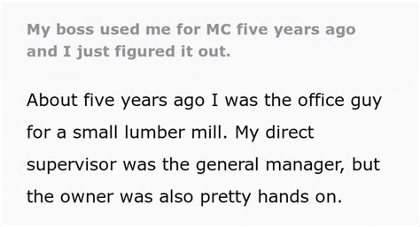 Employee Finally Sees The Bigger Picture 5 Years Later When It Clicks