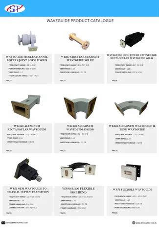 Copper Rectangular Waveguide Wr 137 Microwave Rectangular Straight Waveguide At ₹ 26000 Piece