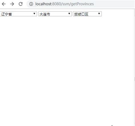Ssm之地区表三级联动 Csdn博客