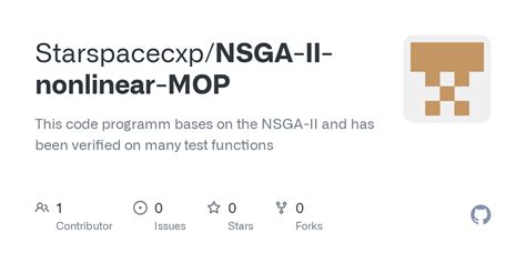 GitHub Starspacecxp NSGA II Nonlinear MOP This Code Programm Bases On The NSGA II And Has