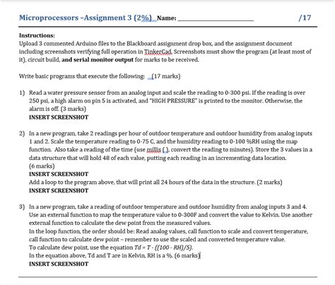 Solved Microprocessors Assignment 3 2name 17