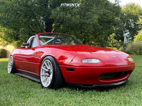 1996 Mazda Mx 5 Miata Base With 15x9 Advanti Racing Storm S1 And Nitto