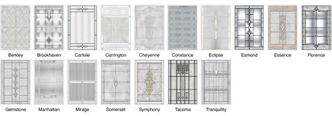 Entry Door Glass Options Windows Pittsburgh