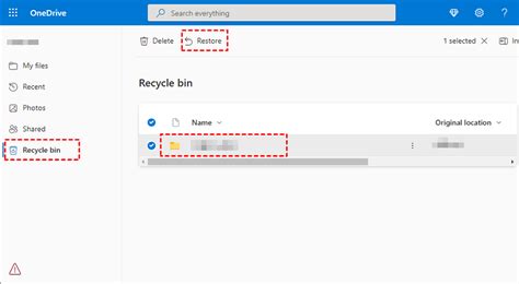 [full Guide] How To Recover Onedrive Deleted Files