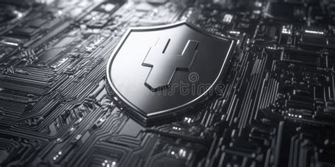 Cyber Security Chip Stock Illustration Illustration Of Safety 363111918