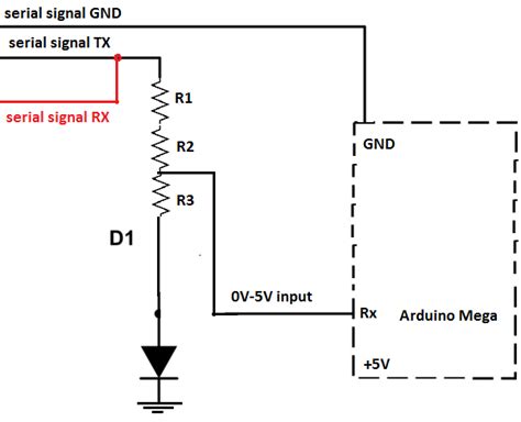 converting serial signal 12v 5v and reading it using arduino