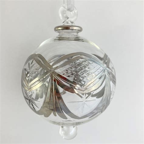 Silver Blown Glass Garland Ornament Dandarah
