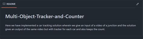 GitHub Sunnidhya Multi Object Tracker And Counter Here We Have Implemented A Car Tracking