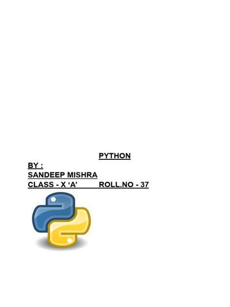 Python Word File 10 A Pdf