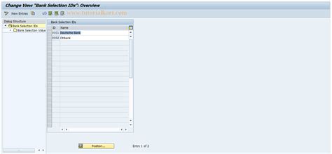 fqcc sap tcode maintain bank sel ids for pymt run