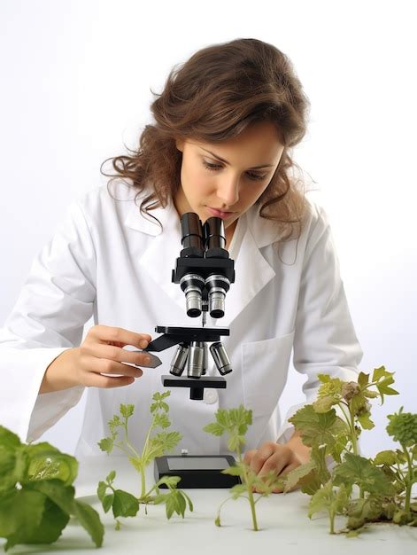 Premium Photo Innovative Female Scientist In Lab AI Generated